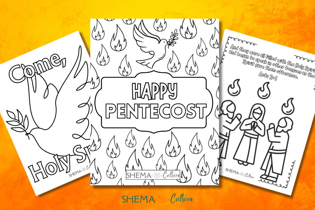 Pentecost Coloring Page: Holy Spirit Coloring Page FREE Printable