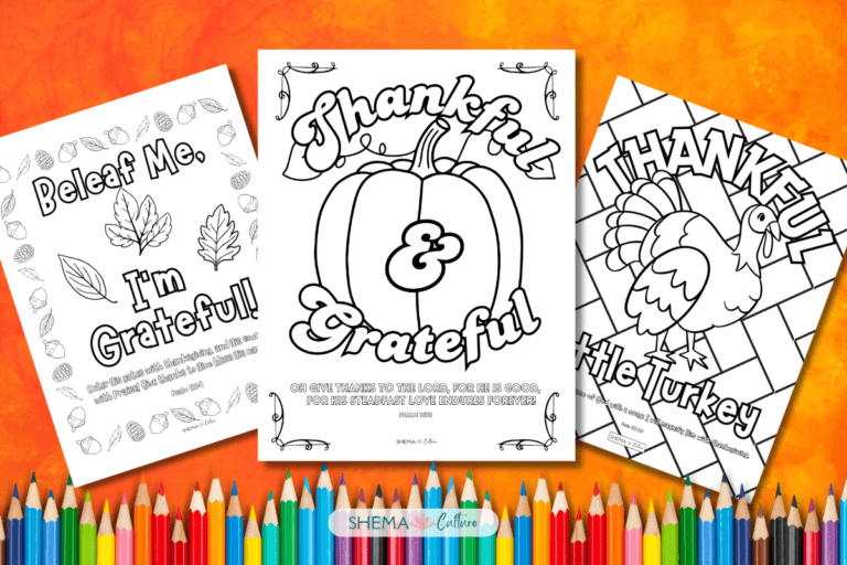 Thankfulness Coloring Page: FREE Printable for Kids