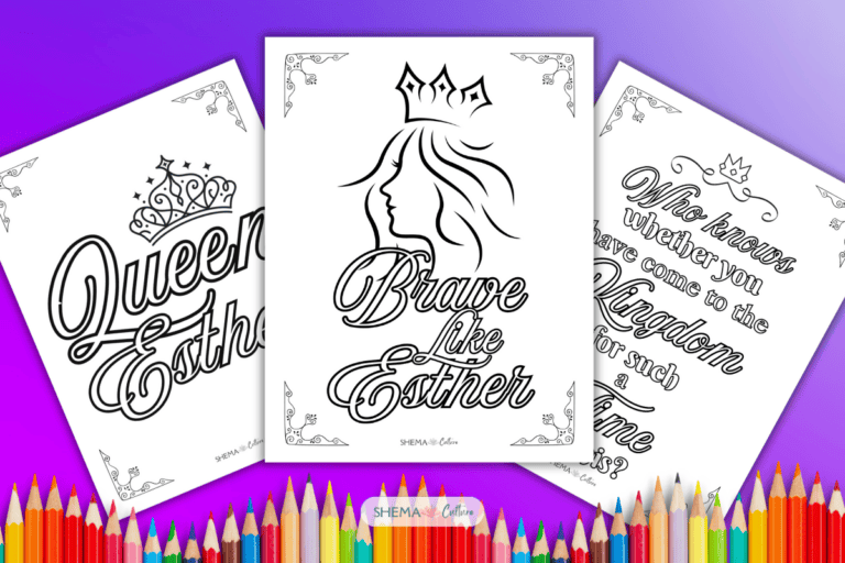 Esther Coloring Pages: Queen Esther Pictures FREE Printable