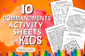 10 Commandments Worksheet: FREE Printable Activity Sheets