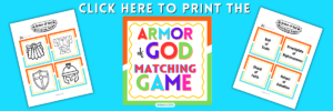 Armor of God Matching Game: FREE Printable Memory Game