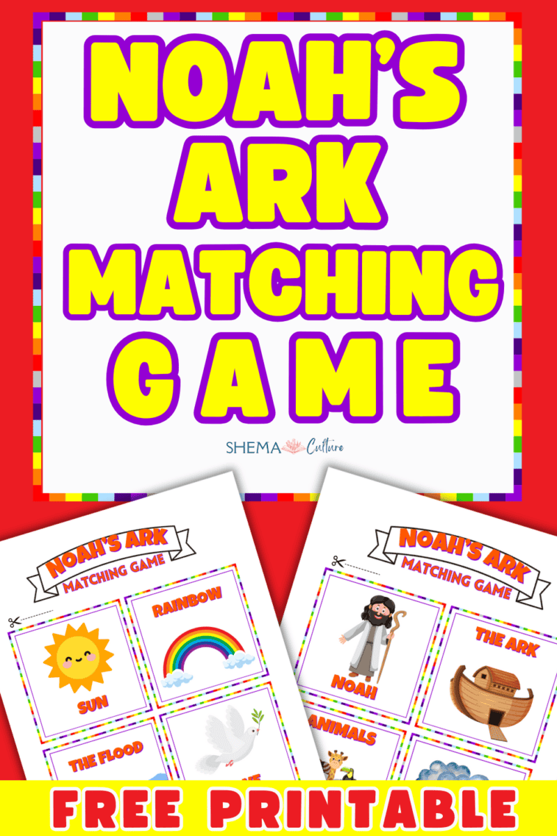 Noah's Ark Game: FREE Noah's Ark Matching Game