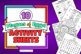 Fun Ways to Teach the Ten Plagues: FREE Bible Activities for Kids